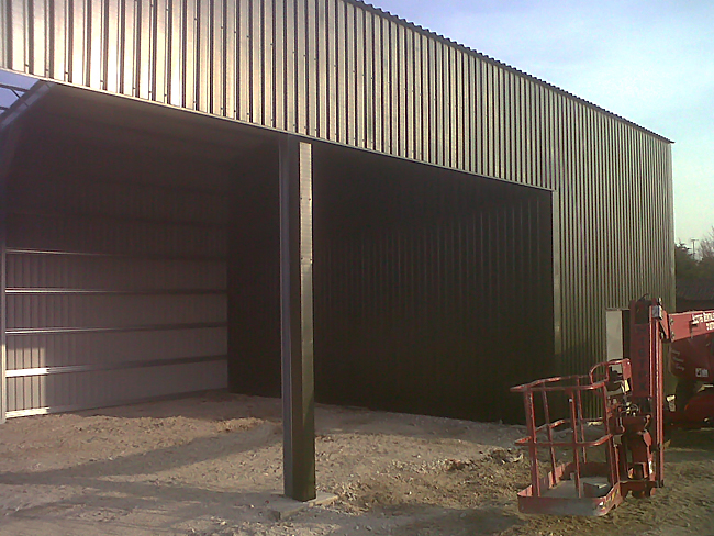 open fronted tractor store - BM Steels